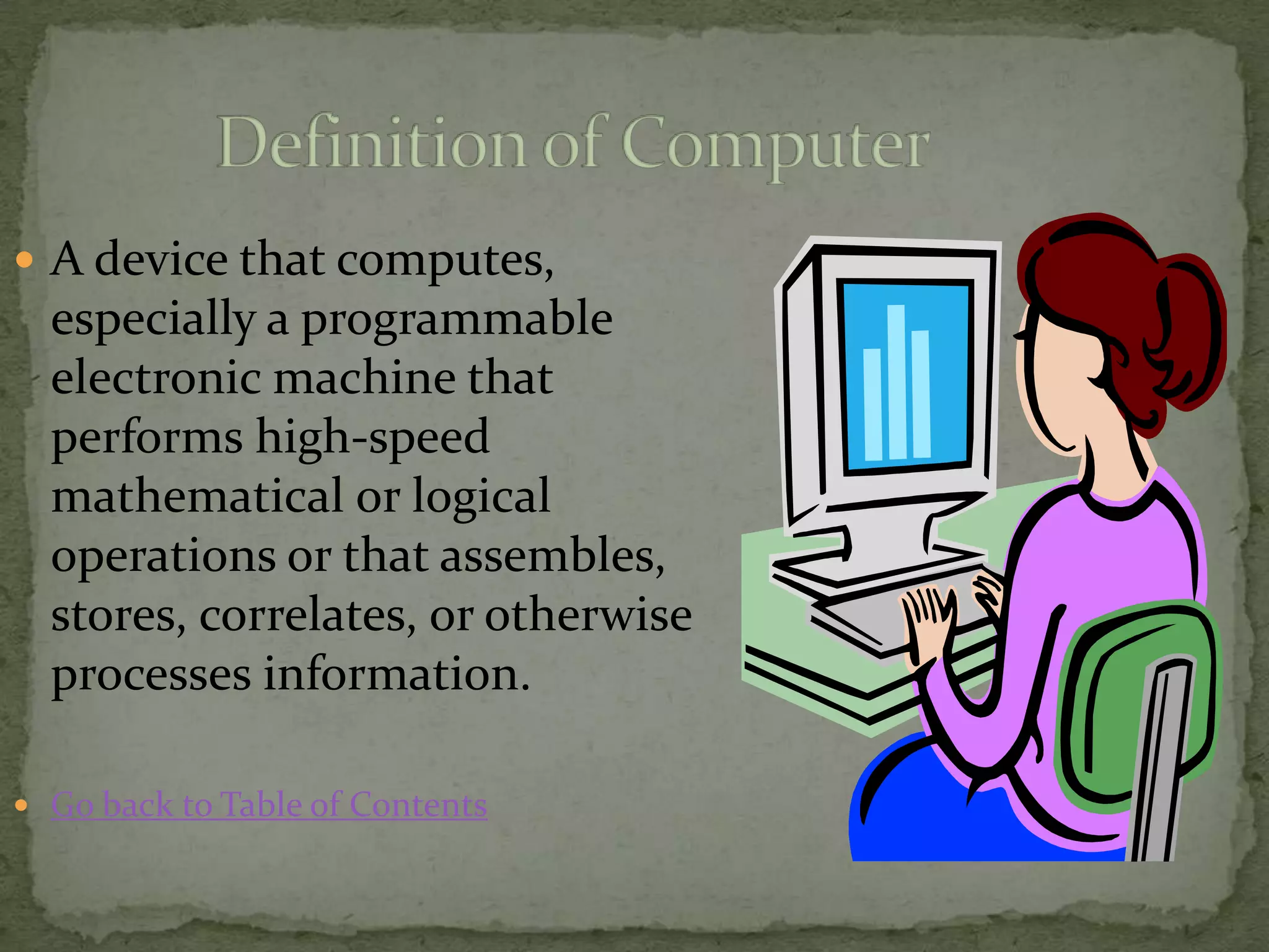 Computer explanation by i gede sugita aryandana | PPTX
