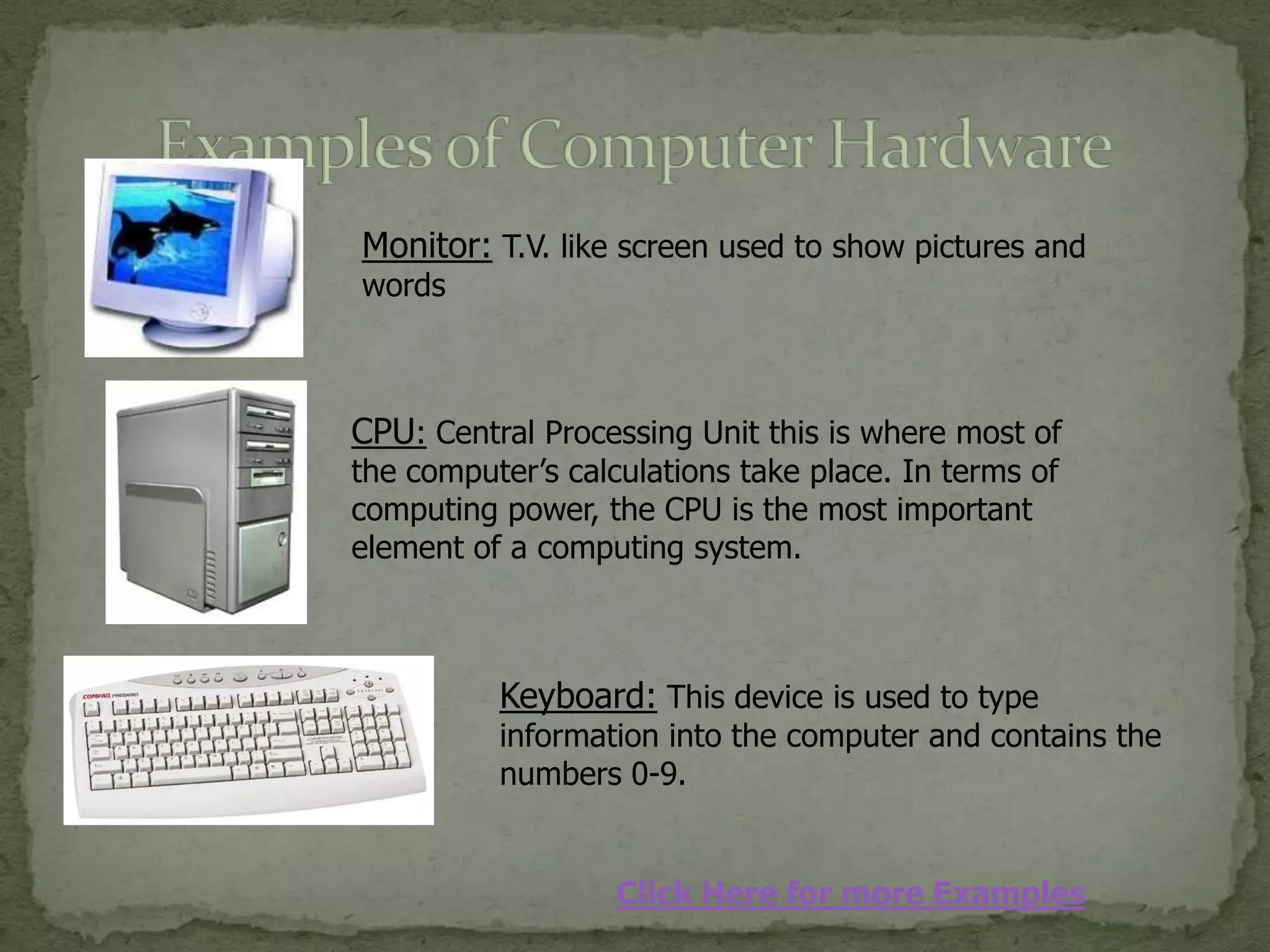 Computer explanation by i gede sugita aryandana | PPT