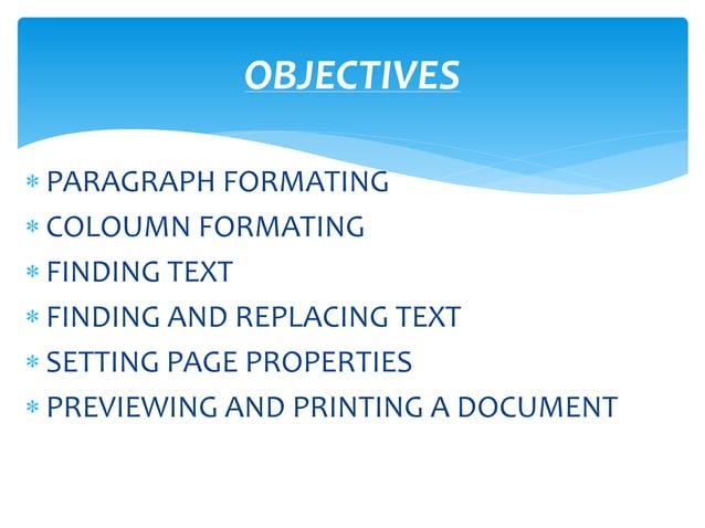 Computer features in microsoft word | PPTX | Desktop Publishing ...