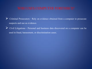 Computer forensic | PPTX