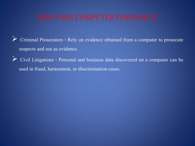 Computer forensic | PPTX
