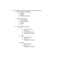 Computer forensic lifecycle | PDF