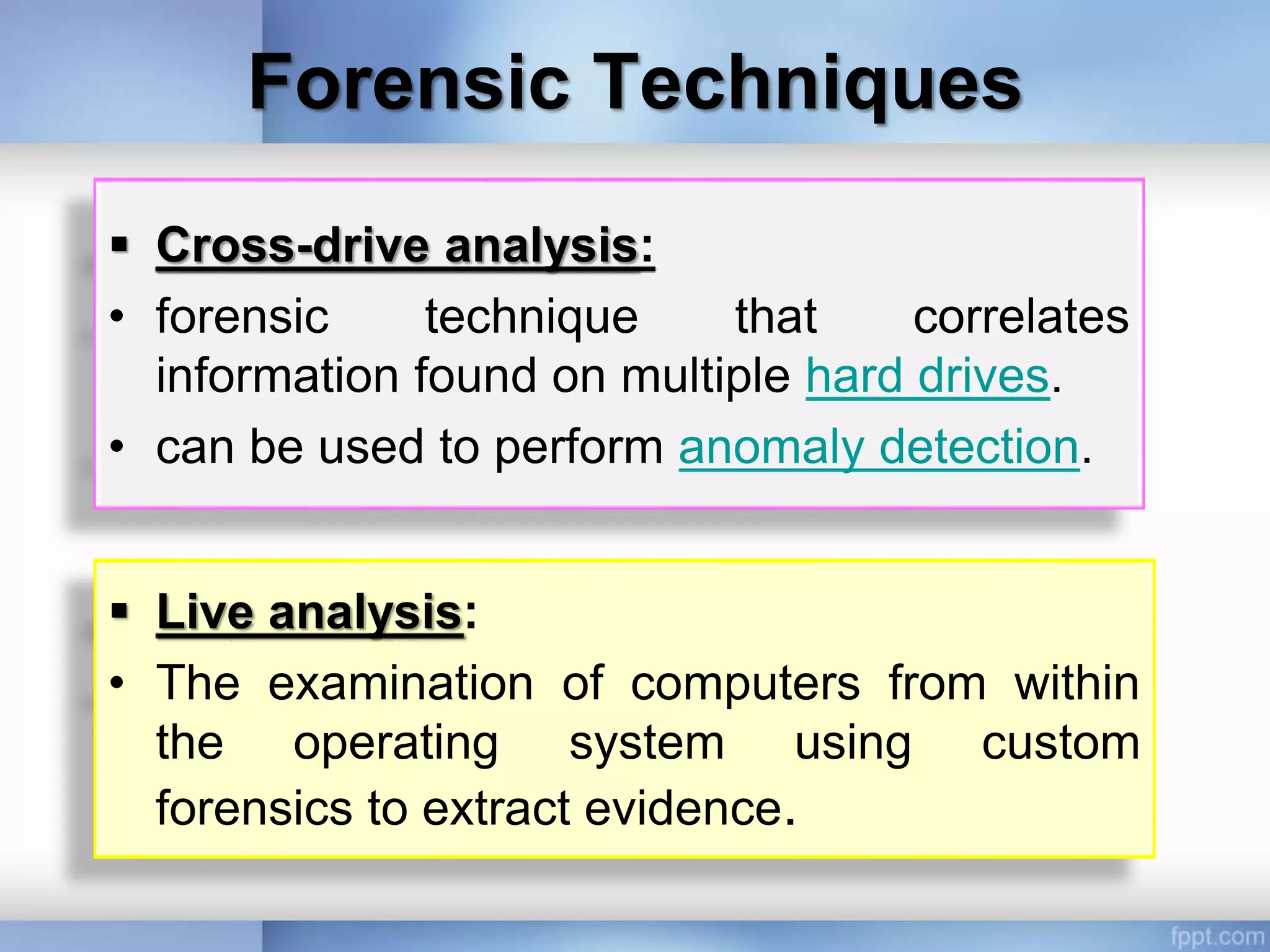 Computer forensic ppt | PPTX