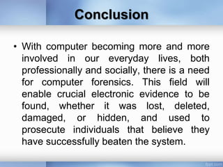 Computer forensic ppt | PPTX