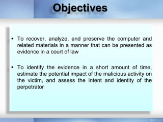 Computer forensic ppt | PPTX