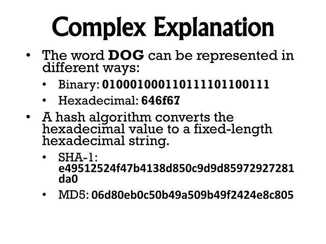 2013-10-18 Computer Forensics and Hash Values | PPTX