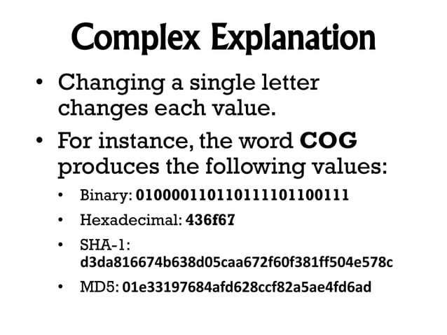 2013-10-18 Computer Forensics and Hash Values | PPTX