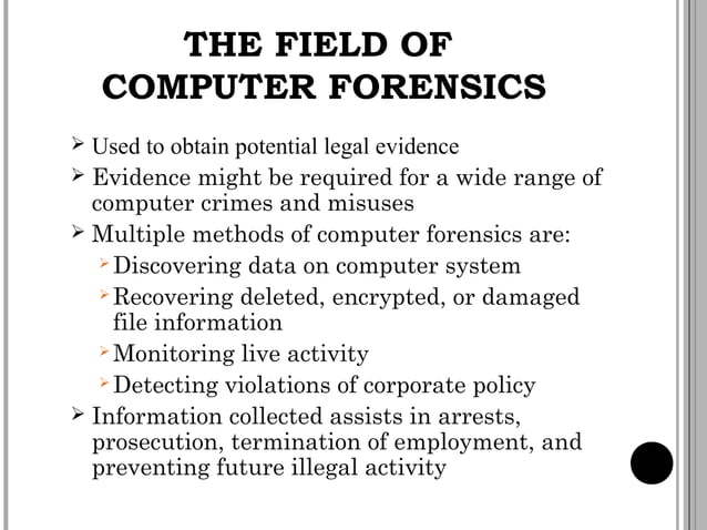 Computer +forensics | PPT