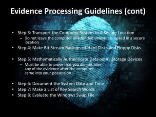 Computer forensics and its role | PPT