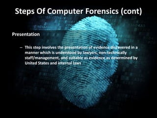 Computer forensics and its role | PPT