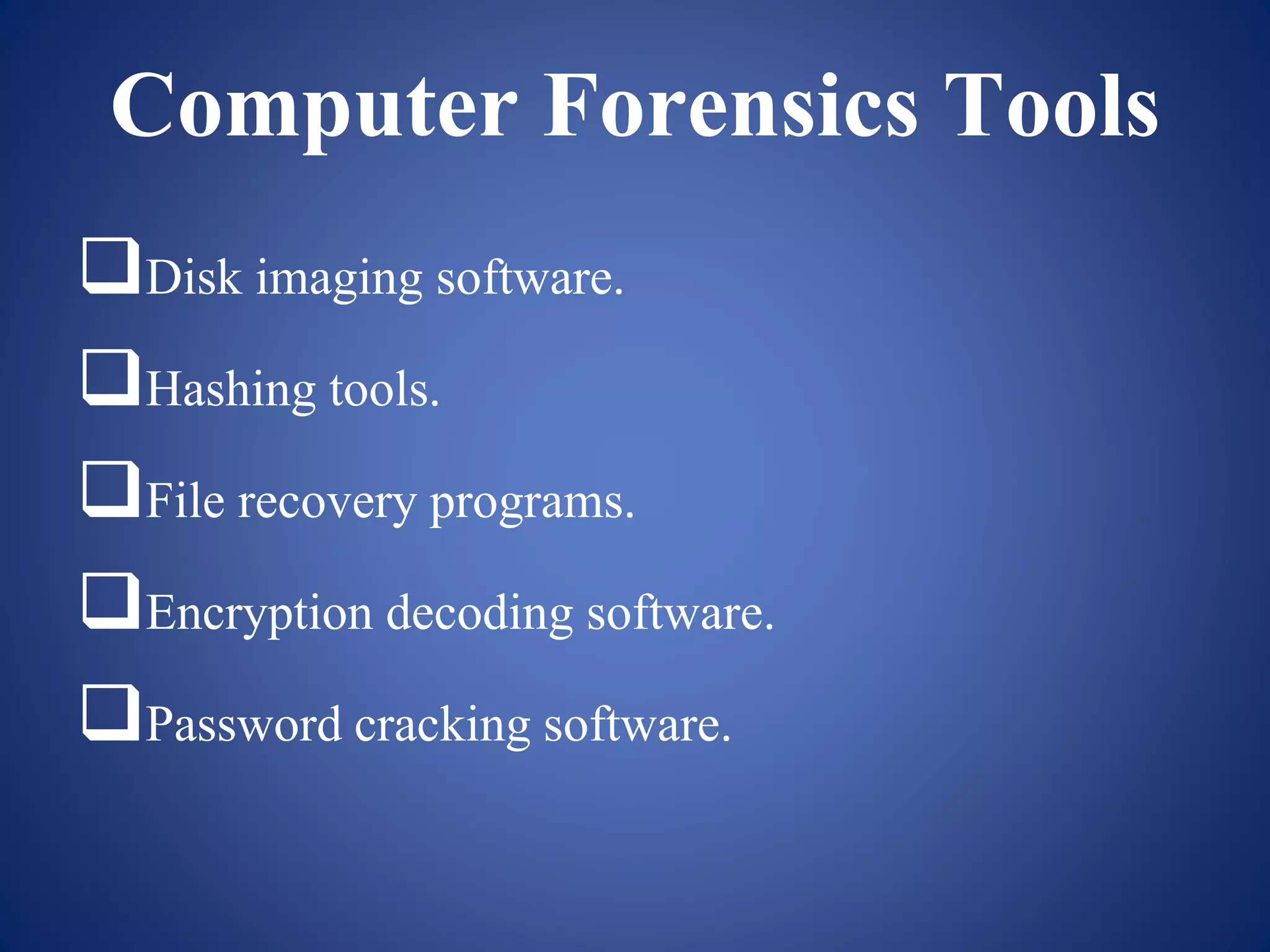 Computer forensics powerpoint presentation | PPTX