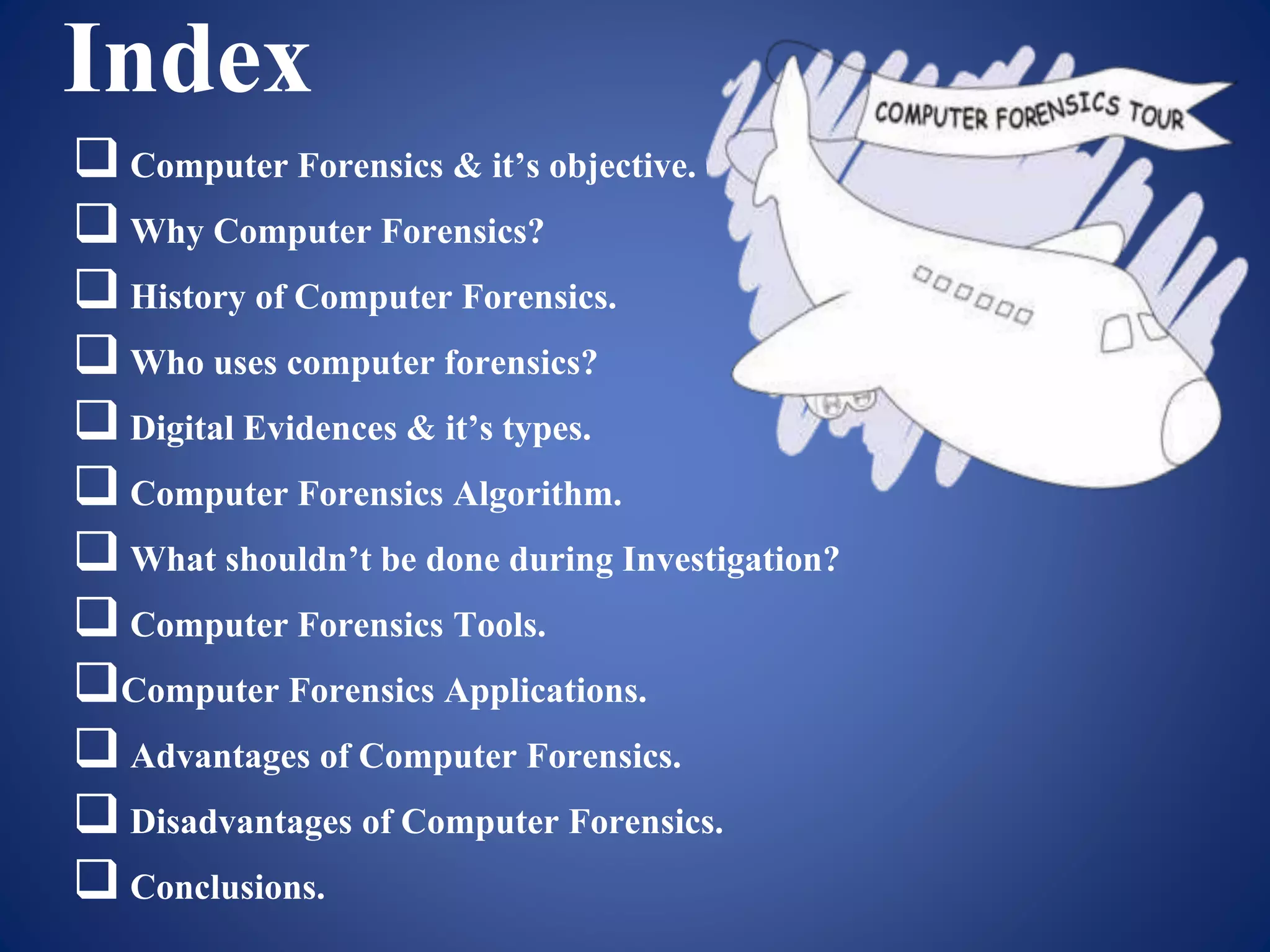 Computer forensics powerpoint presentation | PPTX