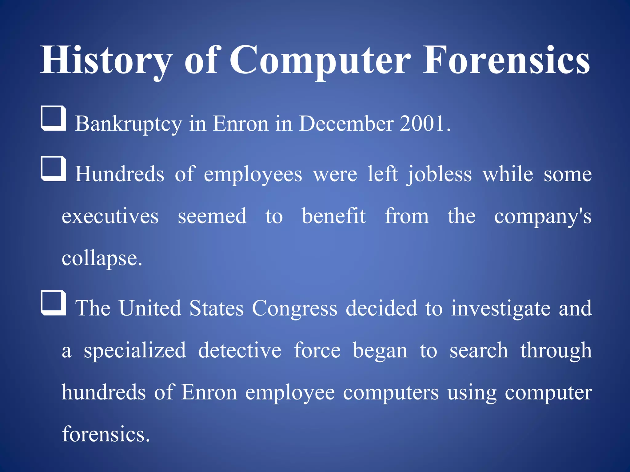 Computer forensics powerpoint presentation | PPTX