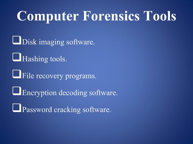 Computer forensics powerpoint presentation | PPTX | Crime & Harmful Acts to Individuals, Society ...