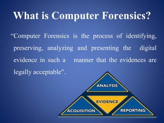 Computer forensics powerpoint presentation | PPTX