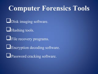 Computer forensics Slides | PPT