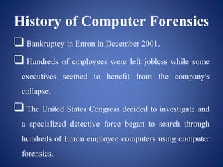 Computer forensics Slides | PPT