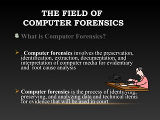 Computer forensics | PPT