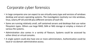 Introduction to Cyber Forensics Module 1 | PPTX