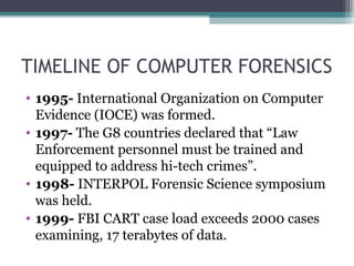 Computer forensics | PPT | Databases | Computer Software and Applications