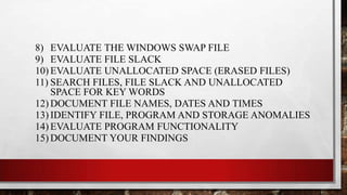 Computer forensics libin | PPTX | Operating Systems | Computer Software ...