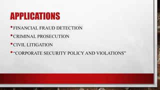 Computer forensics libin | PPTX | Operating Systems | Computer Software and Applications