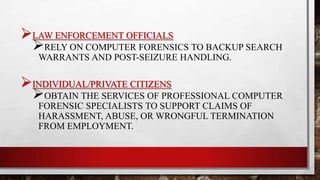 Computer forensics libin | PPTX | Operating Systems | Computer Software ...