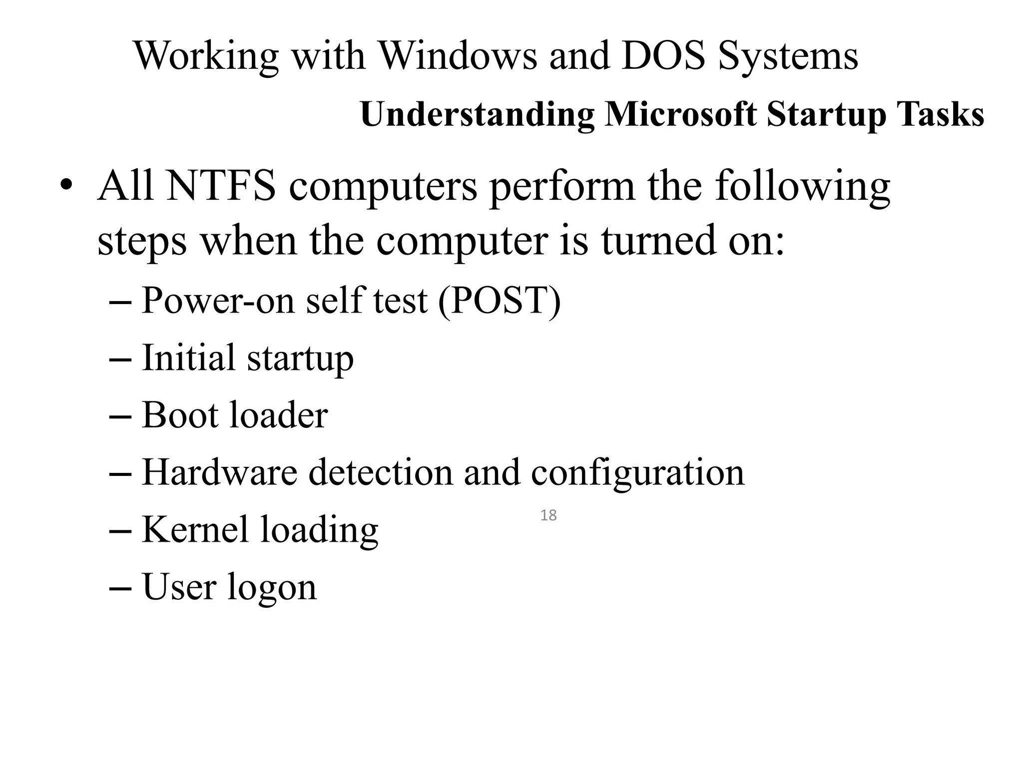 Computer Forensics Working with Windows and DOS Systems | PDF