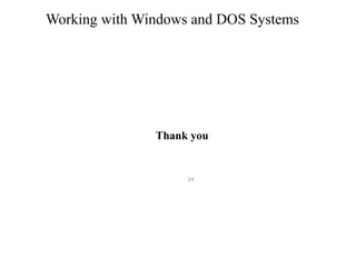 Computer Forensics Working with Windows and DOS Systems | PDF