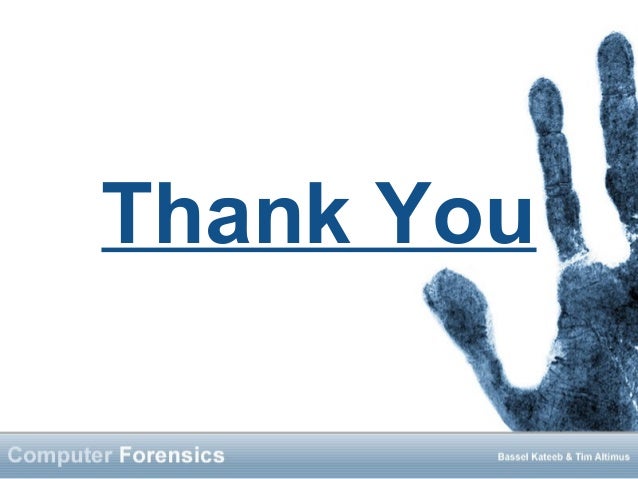 Computer forensics 1