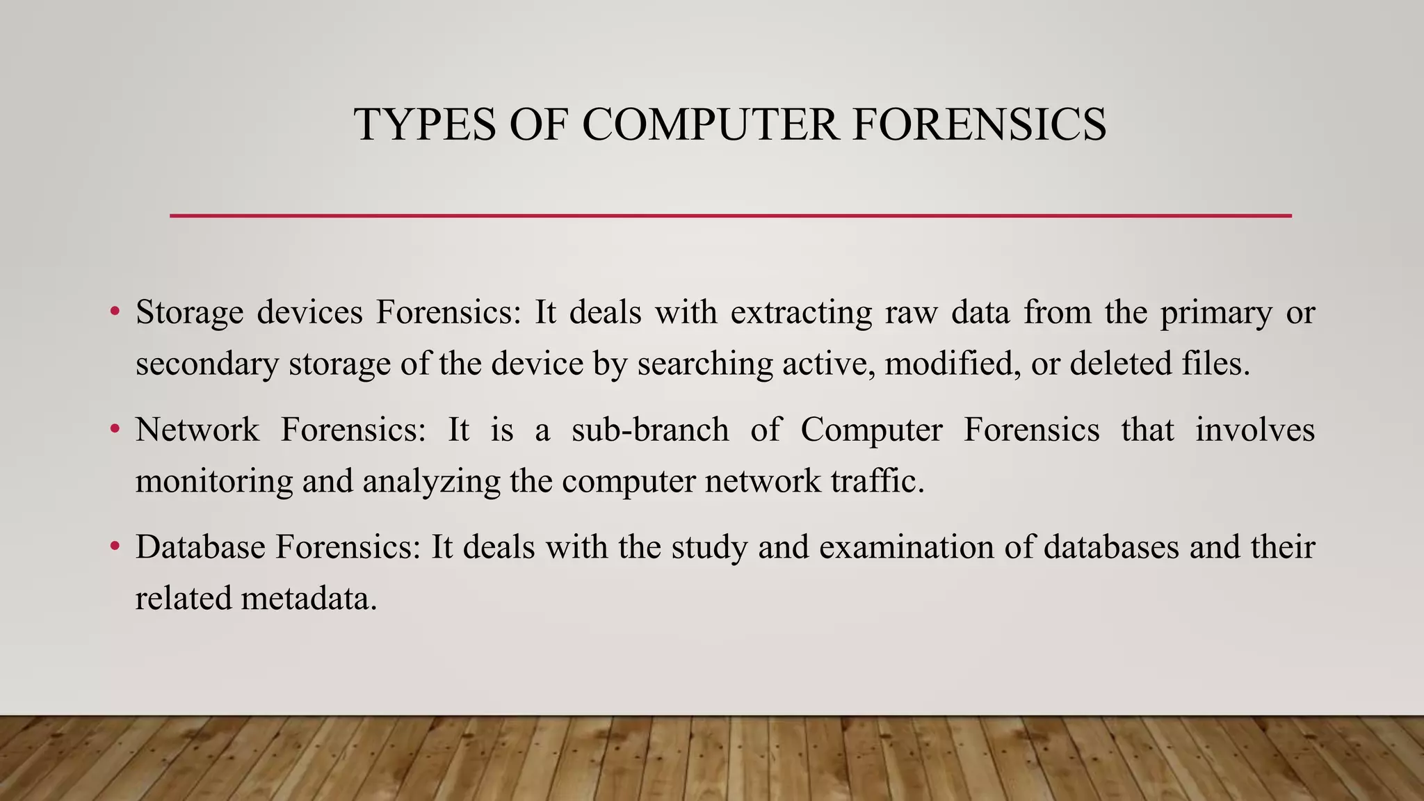 Computer Forensics (1).pptx | Technology & Computing