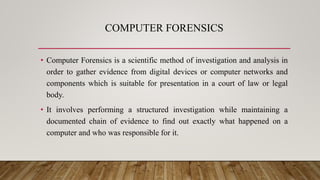 Computer Forensics (1).pptx | Technology & Computing