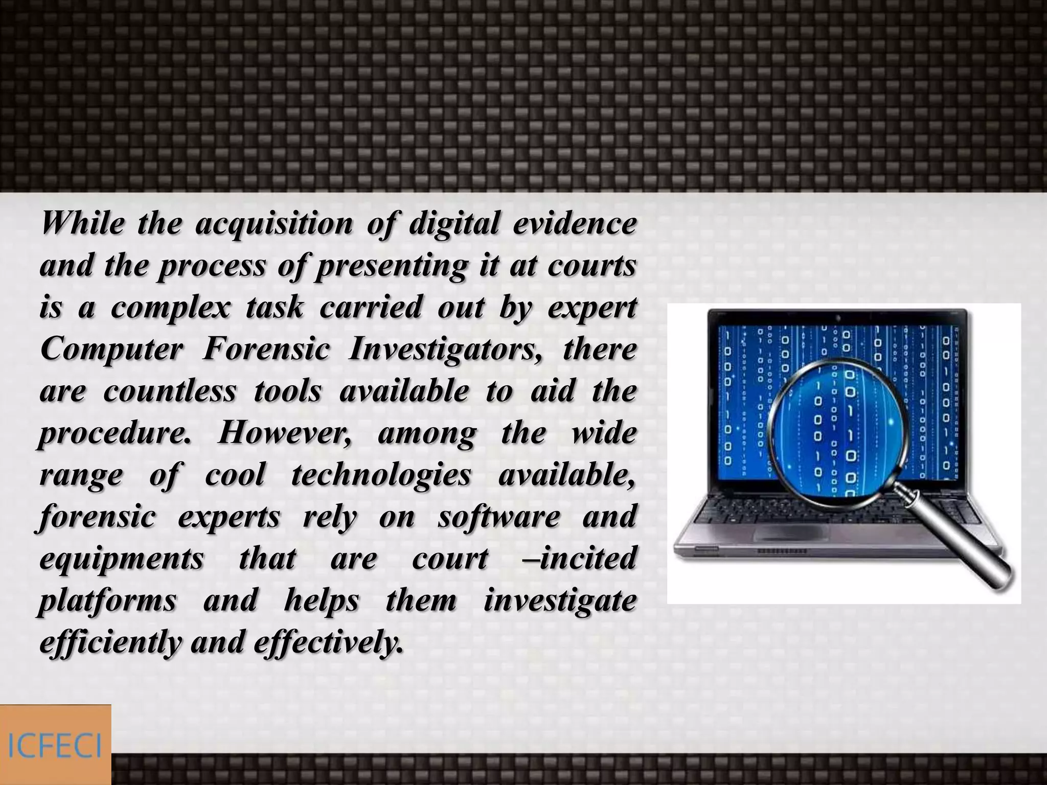 Computer forensics analyst through digital investigation | PPT