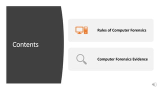Computer forensics and investigation module 1 topic 2 | PPT
