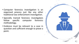 Computer forensics and investigation module 1 topic 2 | PPT