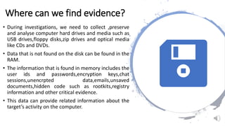 Computer forensics and investigation module 1 topic 2 | PPT