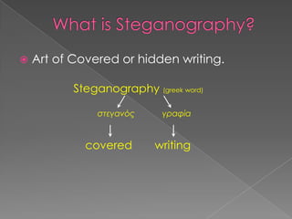 Computer forensics and steganography | PPTX