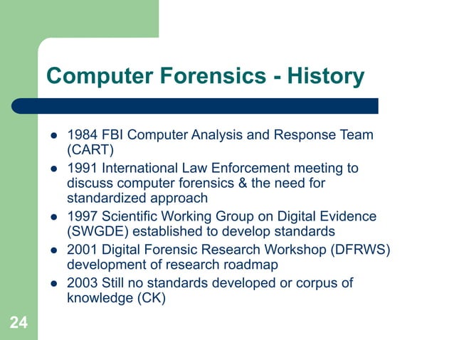 Computer forensics intro(Pendahuluan Komputer Forensik).ppt