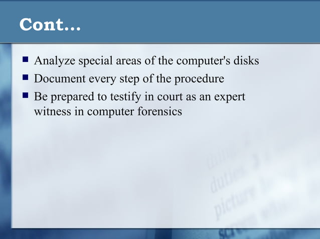 Computer forensics | PPT