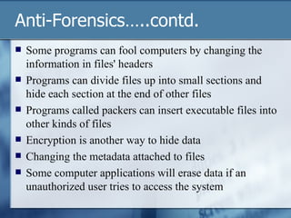 Computer forensics | PPT
