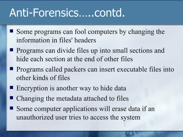 Computer forensics | PPT