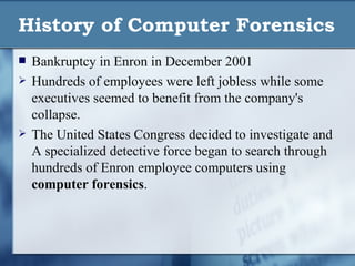 Computer forensics | PPT