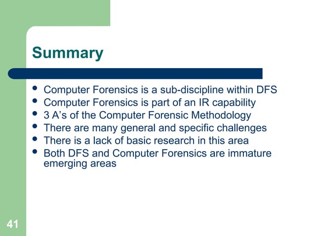 Computer forensics and cyber security powerpoint presentation | PPT