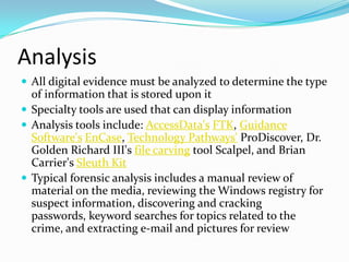 Computer forensics toolkit | PPTX