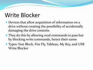 Computer forensics toolkit | PPTX