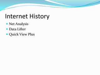 Computer forensics toolkit | PPTX