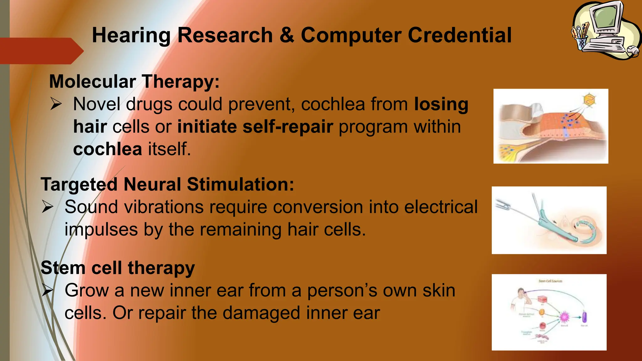 Benfits computer technology hearihg impaired | PPTX