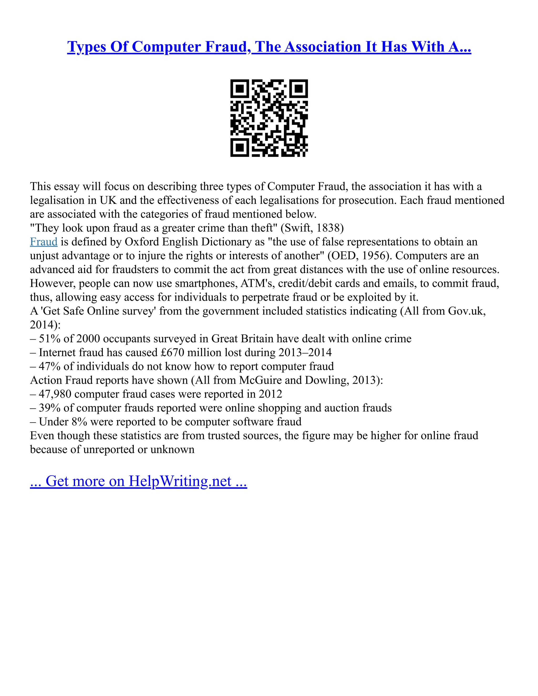 Computer Fraud And Abuse Act Of 1986 (CFA) | PDF