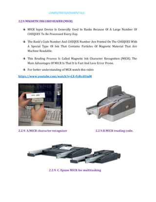 Computer funadamentals | DOCX