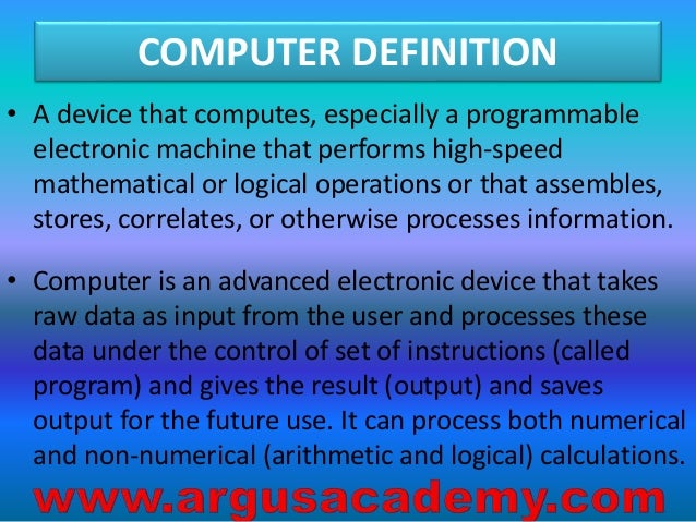 Computing Meaning
